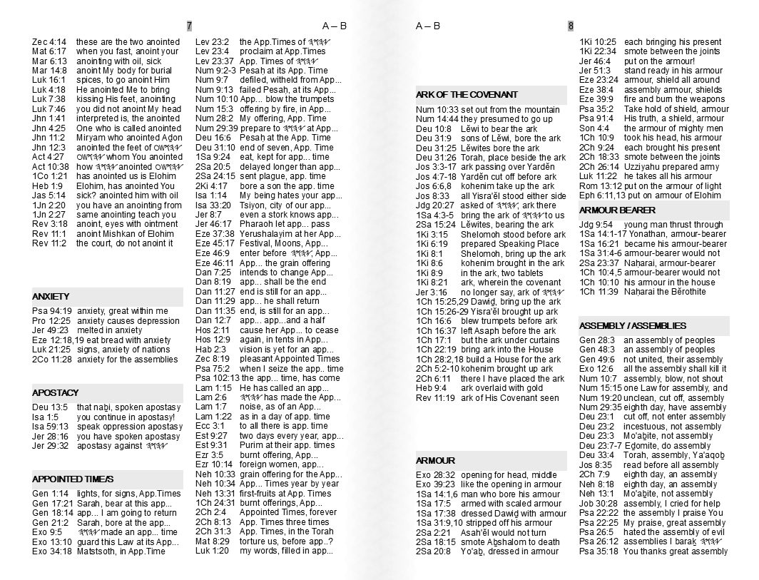 Topical Book – Hundred’s Topic’s Thousands Verses | HalleluYah Scriptures